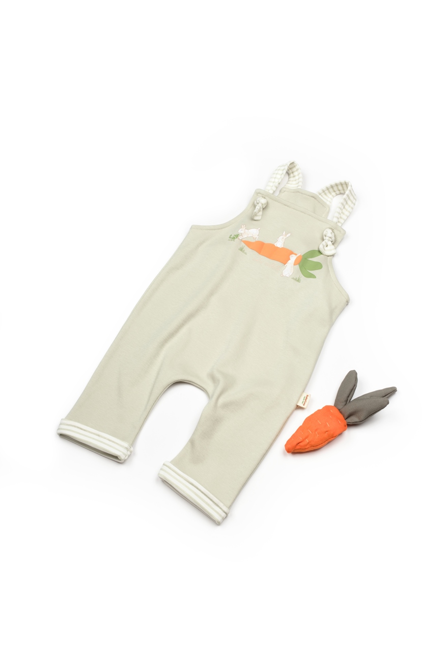 Pantallona të Buta me Karrota – Baby Cozy 🥕🤍 – Troi Kids
